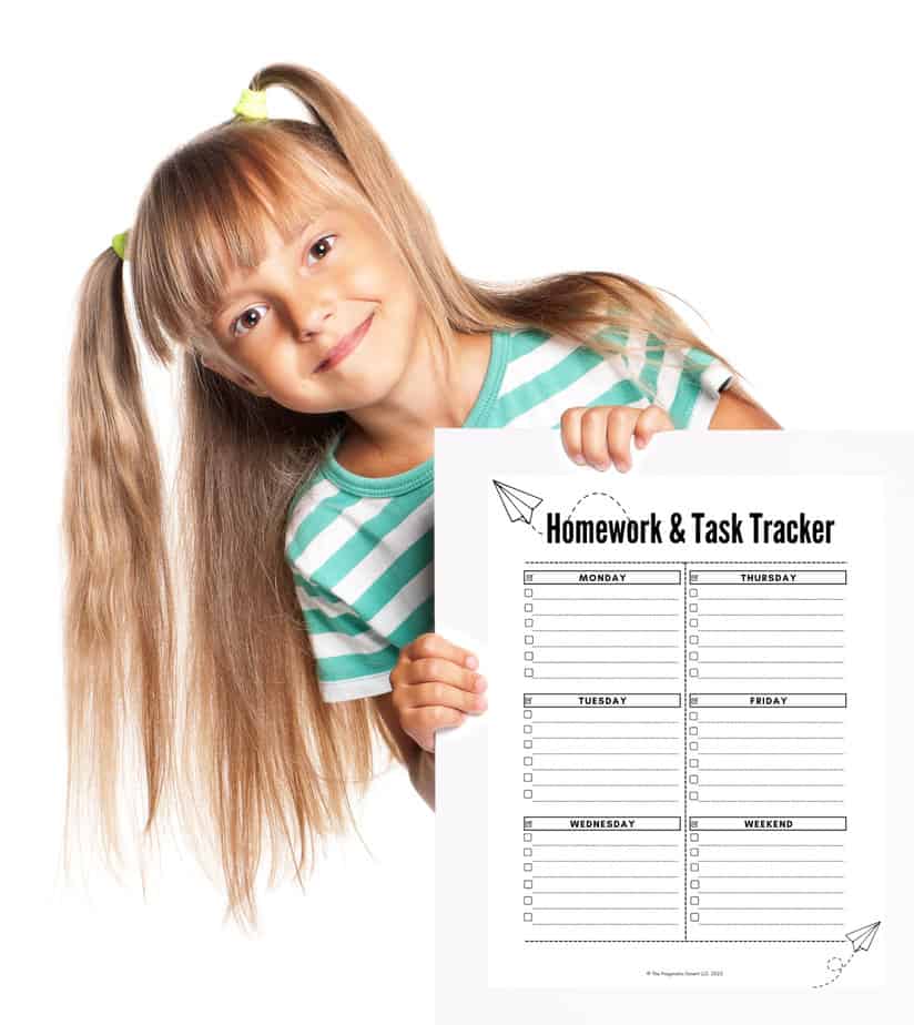 Make A Homework Chart To Keep Your Child On Track!
